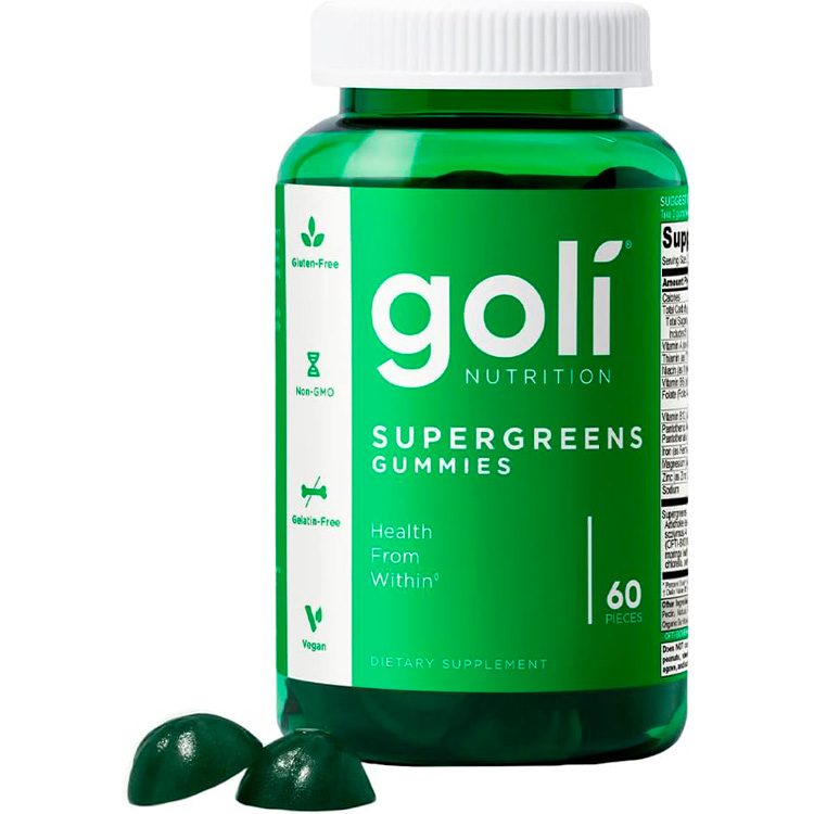 GOLI SUPERGREENS - Gomitas de vitaminas (Goli -goma) - vitgo